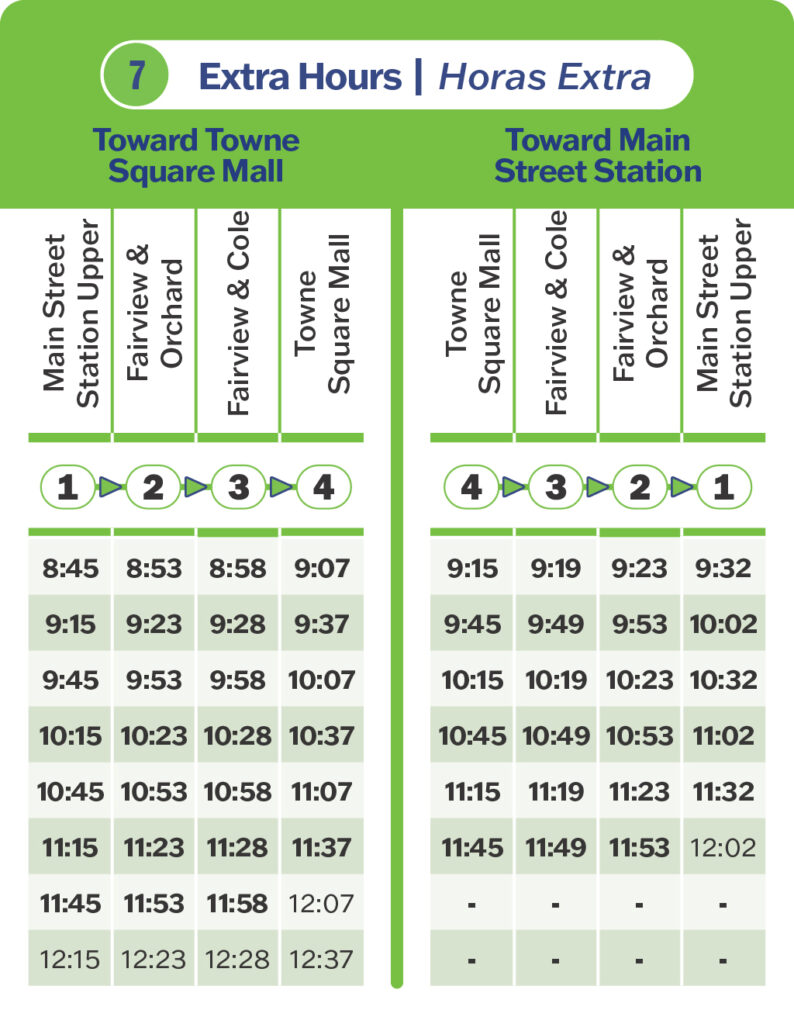 VRT Extra Hours - Valley Regional Transit