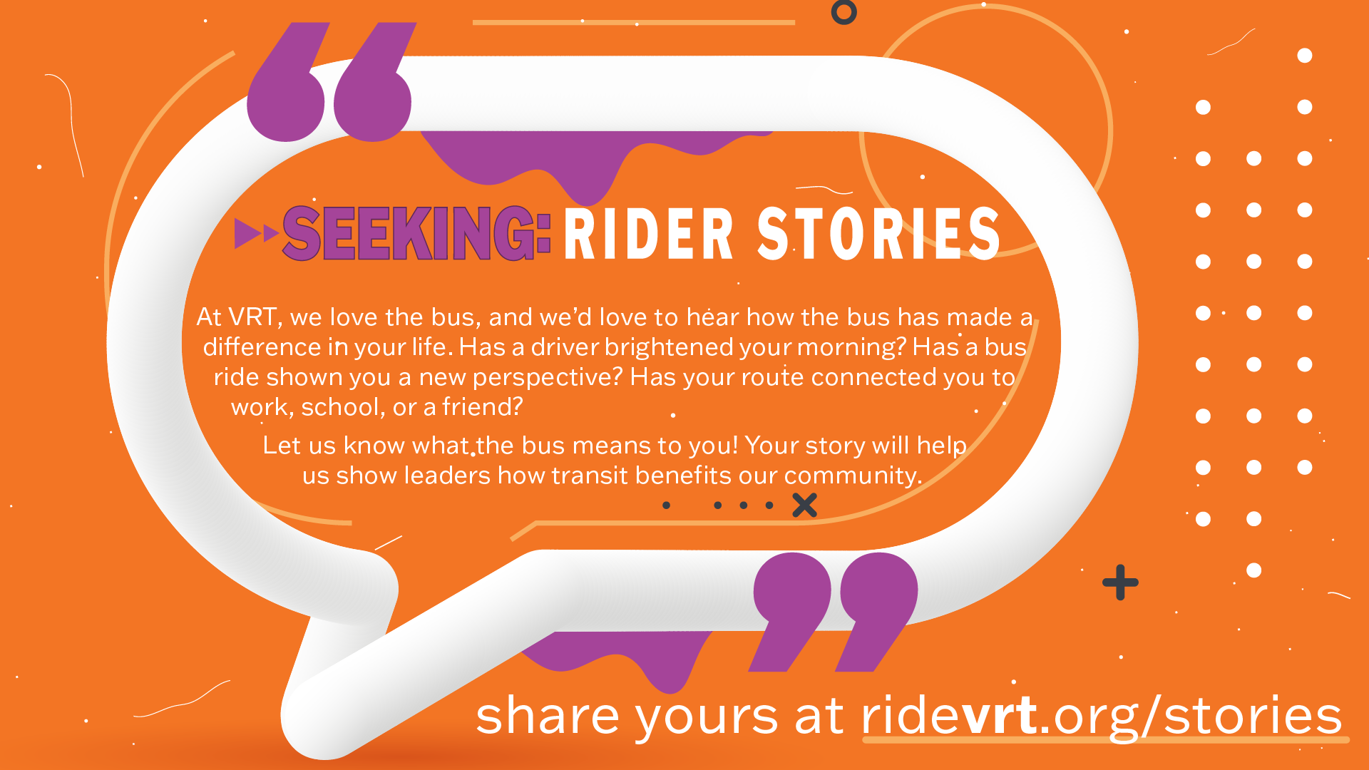 Rider Stories - Valley Regional Transit
