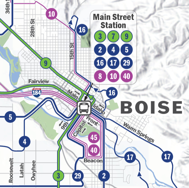 Treasure Valley Bus Stations, Locations, & Offices - Valley Regional ...