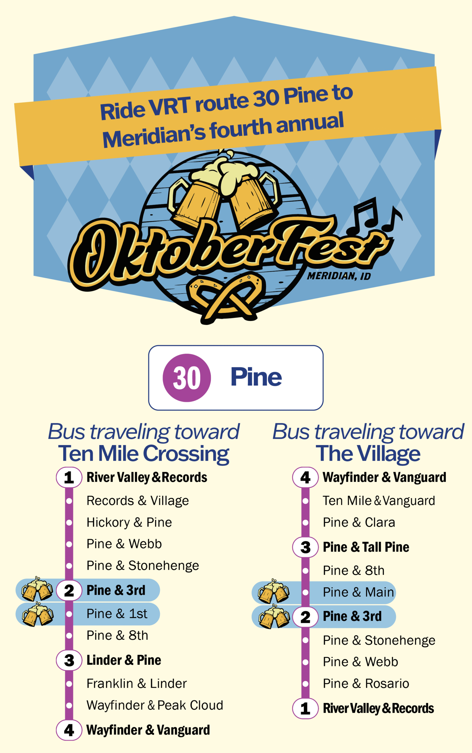 Bus to Brew: VRT to offer zero-fare bus service for Meridian’s ...