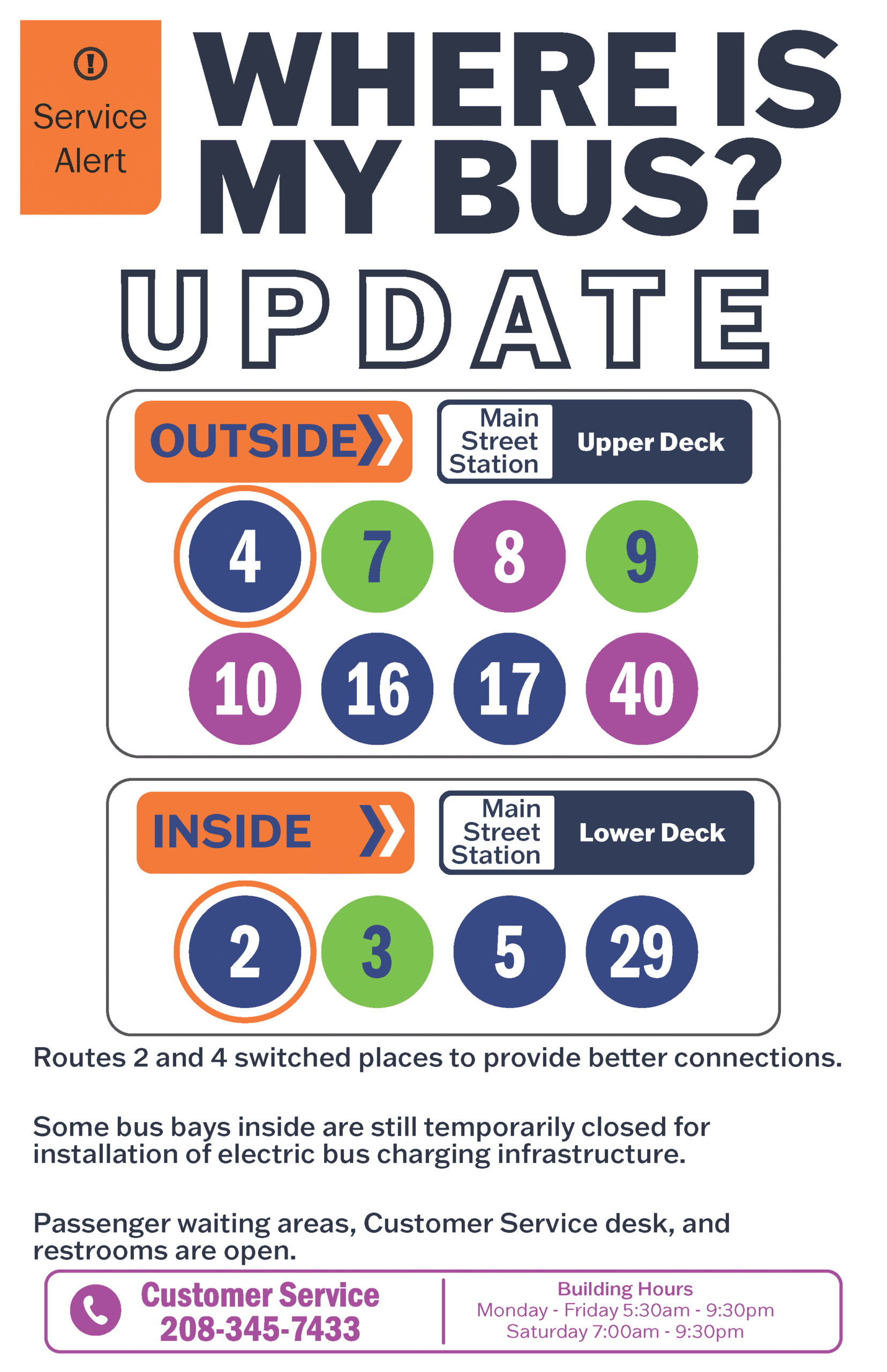 Main Street Station bus routes return to normal as Capitol construction ...